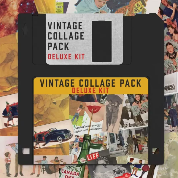 Vintage Collage Image Pack- Deluxe Kit – Social Living